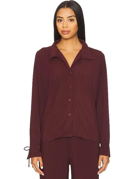 KAT THE LABEL Hugo Shirt - Raisin