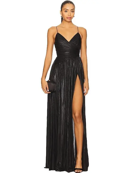 Retrofete Doss Dress - Metallic Black