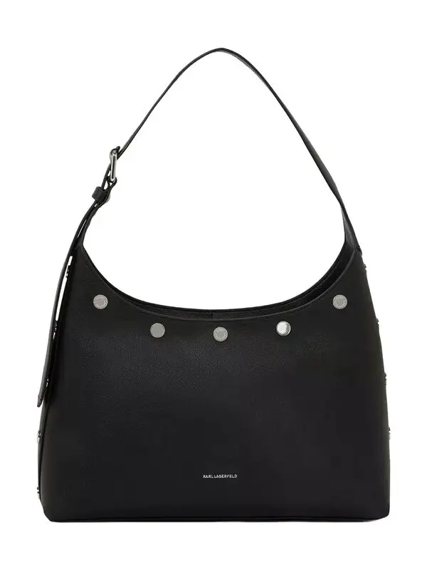 Karl Lagerfeld K/rocky Marais Shoulder Bag - Black
