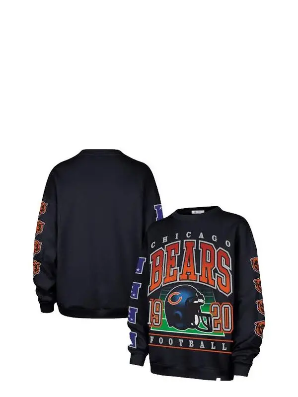 '47 Chicago Bears Oversized Pullover Sweatshirt - Navy
