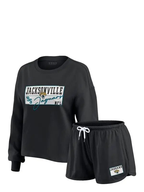 WEAR BY ERIN ANDREWS Jacksonville Jaguars Lounge Set - Black