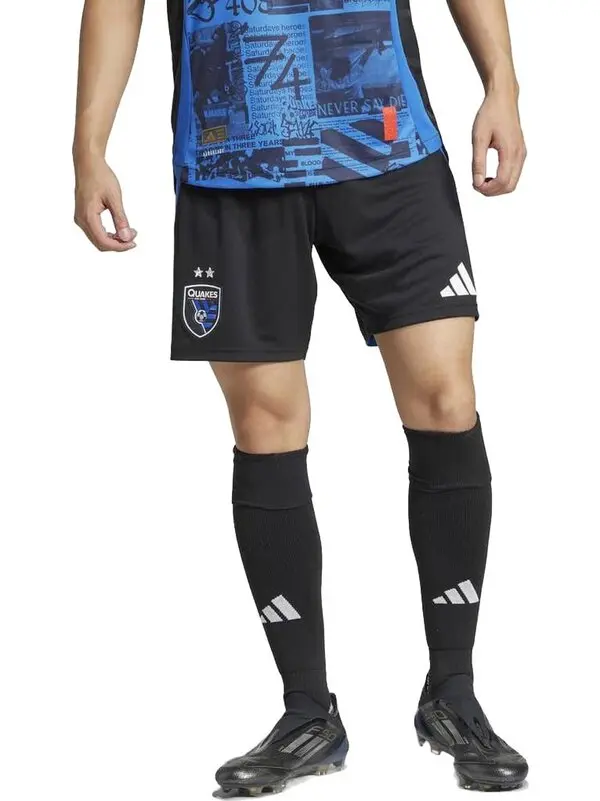 Adidas San Jose Earthquakes 2025 Headliner Authentic Shorts - Black