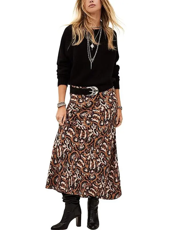 Ba&sh Onintia Skirt - Ochre