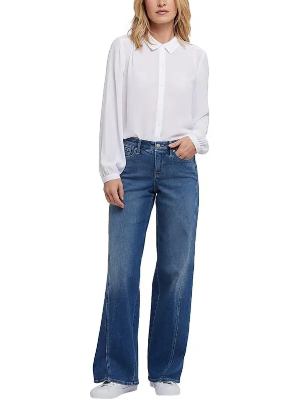 NYDJ Teresa Wide-leg Jeans - Romantic Indigo