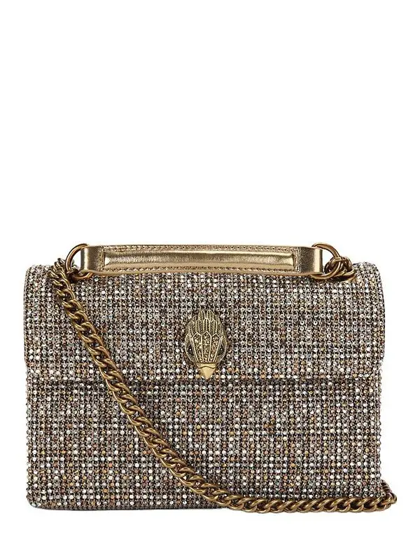Kurt Geiger Medium Kensington Convertible Crossbody - Open Beige