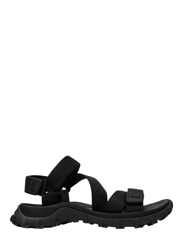 Camper Drift Trail Recycled Pet Sandal - Black