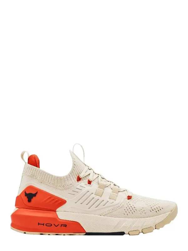 Under Armour Project Rock 3 Sneakers - Summit White Rogue Orange