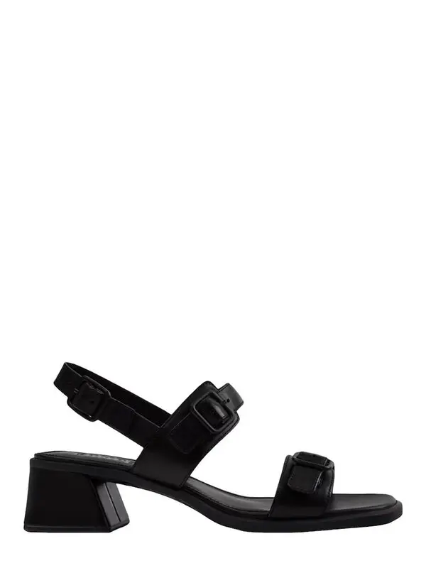 Camper Kora Leather Sandal - Black