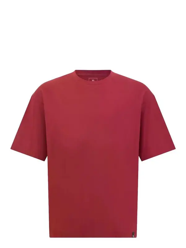 Boggi Milano Logo-appliqué T-shirt - Red