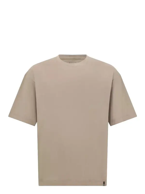 Boggi Milano Hugh Performance Appliqué-logo T-shirt - Neutrals