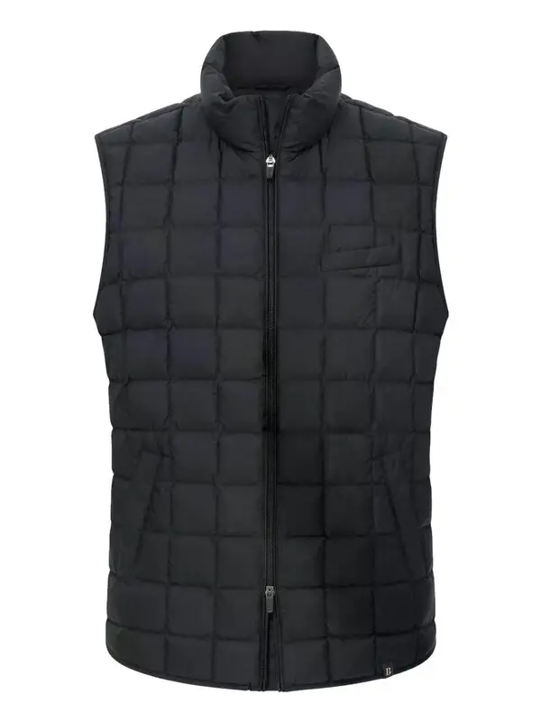 Boggi Milano Quilted Goose-down Gilet - Blue