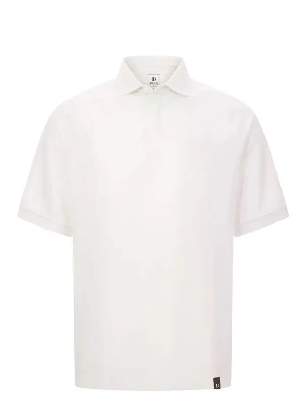 Boggi Milano Piqué Polo Shirt - White