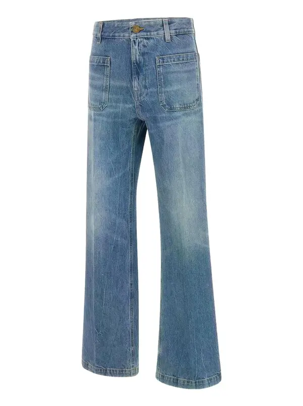 Seafarer Four-pocket Flare Jeans - Blue