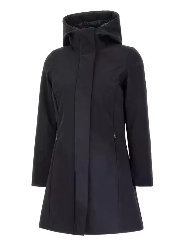 RRD Wraparound-hood Down Coat - Black