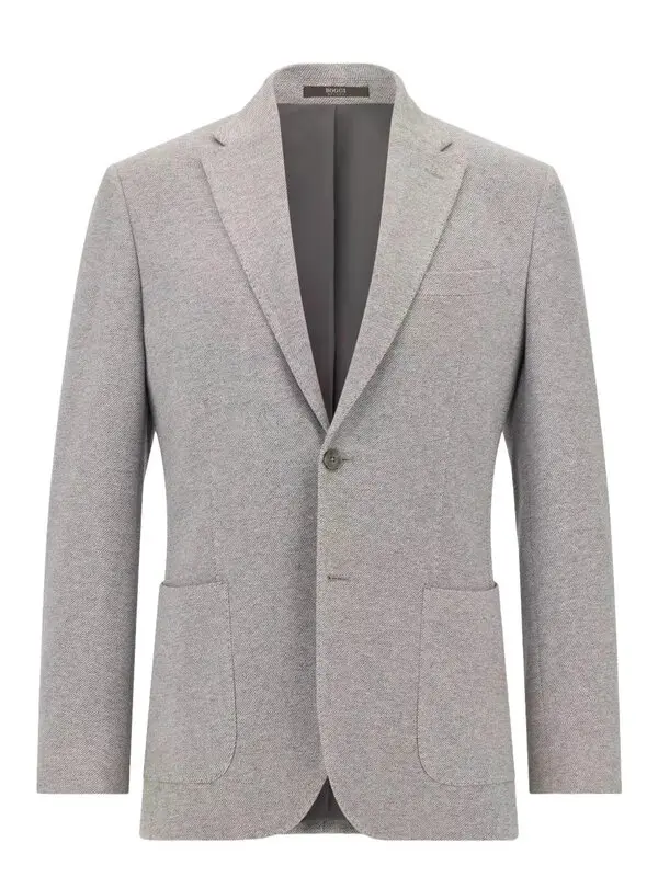 Boggi Milano Single-breasted Blazer - Grey