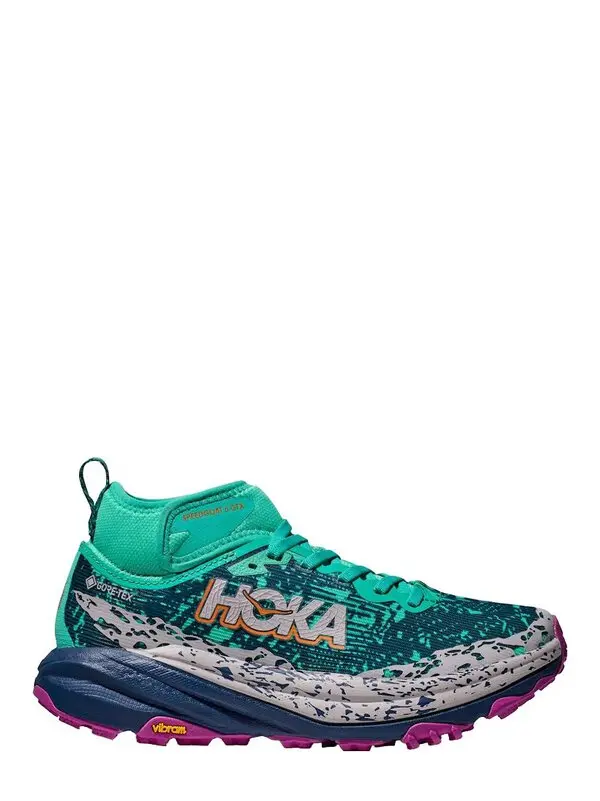 Hoka One One Speedgoat 6 Mid Goretex - Electric Aqua/midnight