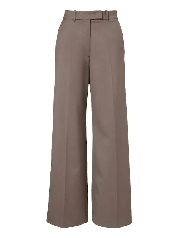 THE FRANKIE SHOP Brickell Wide-leg Trousers - Brown