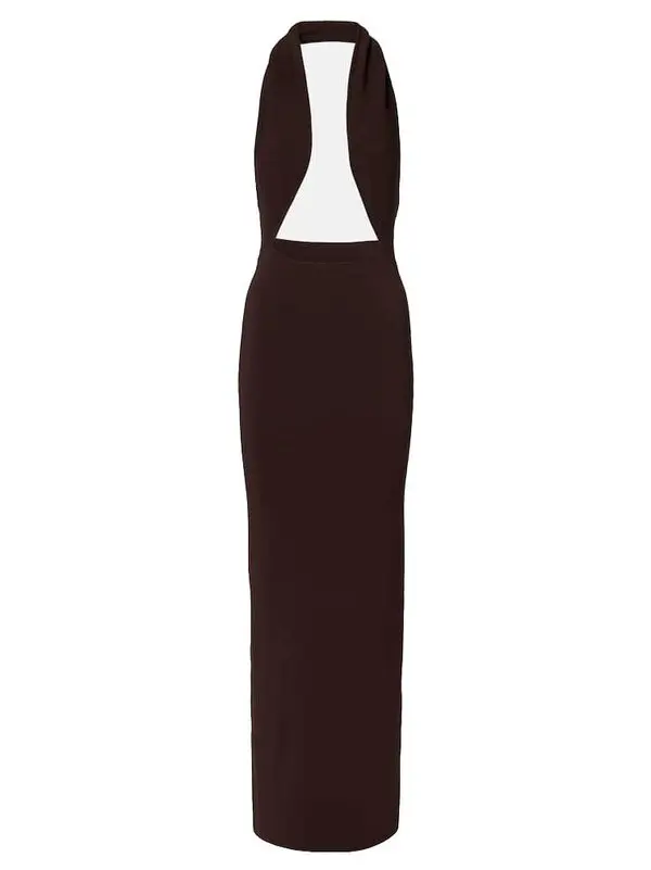 Christopher Esber Jersey Maxi Dress - Brown