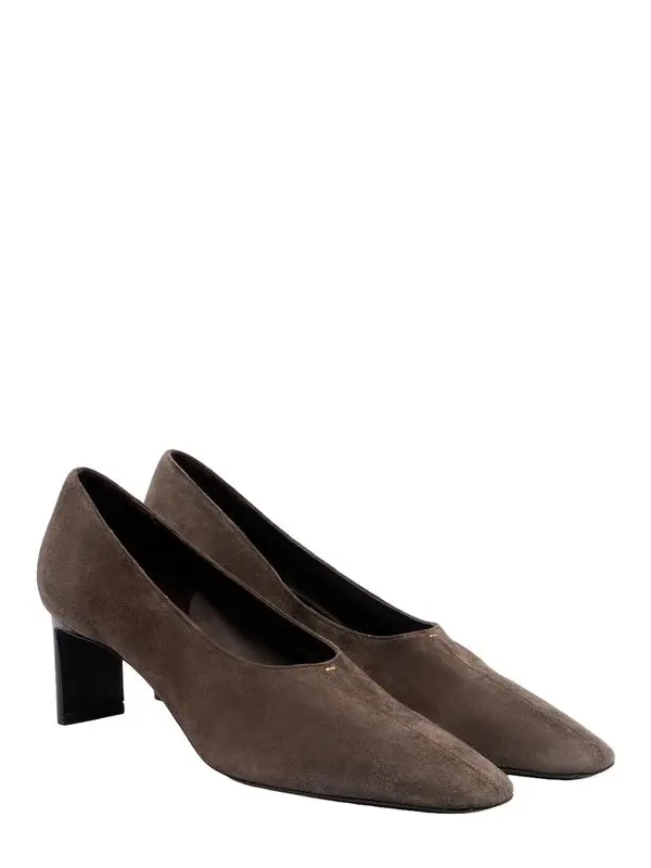 Khaite Cecilia 50 Suede Pumps - Brown
