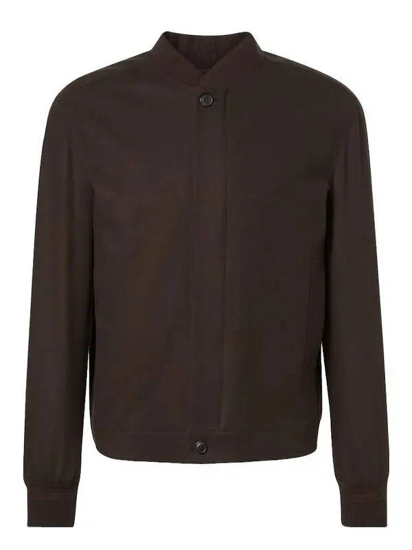 Zegna Elements Cashmere Jacket - Brown