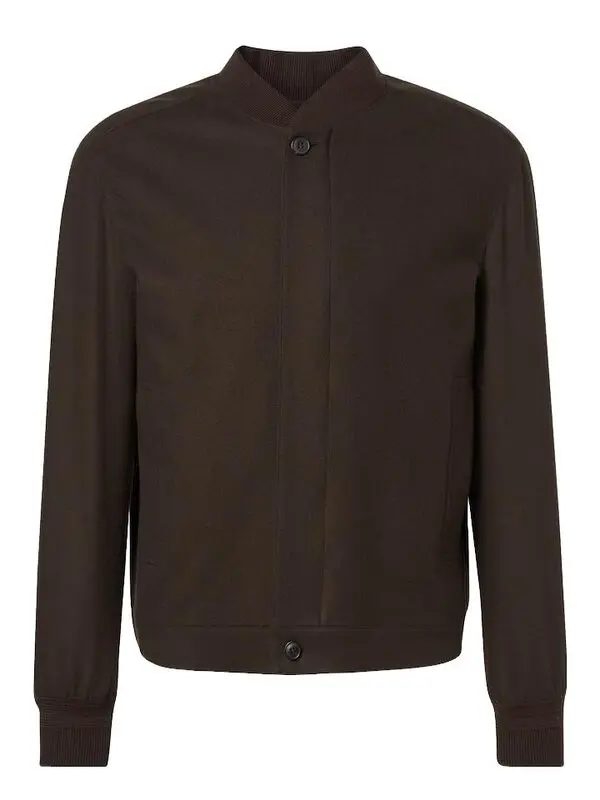 Zegna Elements Cashmere Jacket - Brown