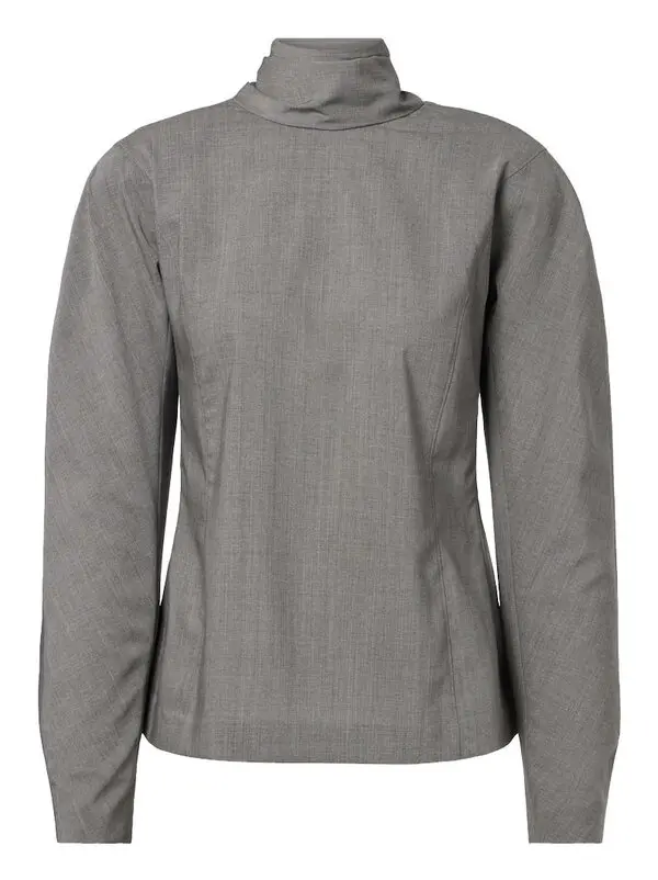 Jacquemus Wool Blouse - Grey
