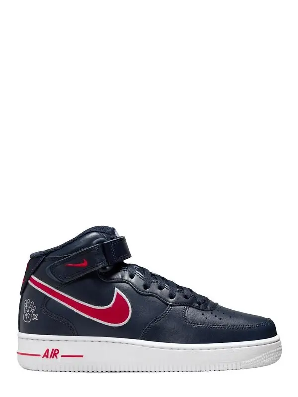 Nike Air Force 1 '07 Mid - Obsidian/university Red/white