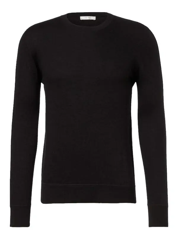 THE ROW Dioniso Cashmere Sweater - Black