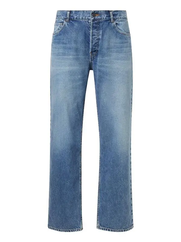 THE ROW Ross Straight Jeans - Blue