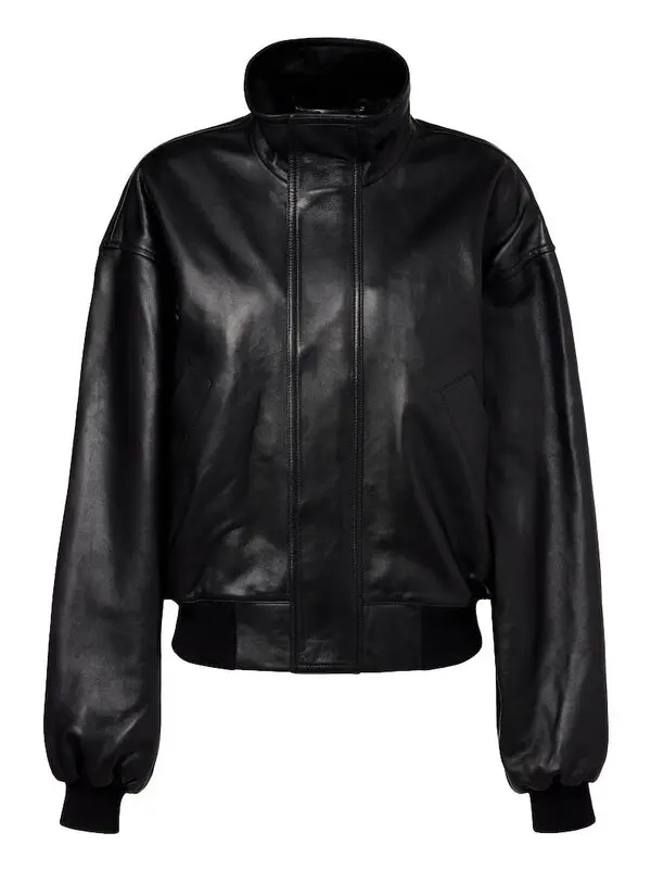 Balenciaga Leather Blouson - Black