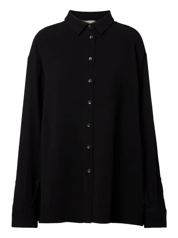 Asceno Maya Oversized Shirt - Black