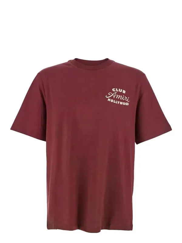 Amiri Lettering T-shirt - Red