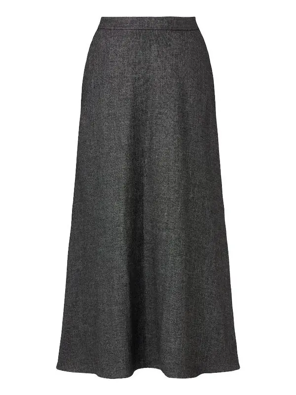 Vince Jaspe Midi Skirt - Grey