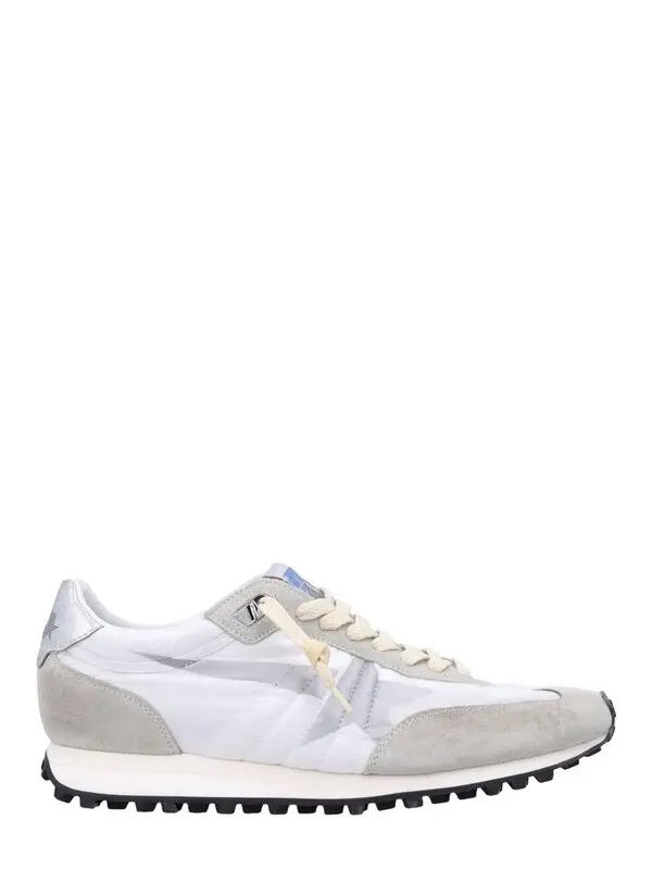 Golden Goose Running Marathon Sneakers - White Grey Silver