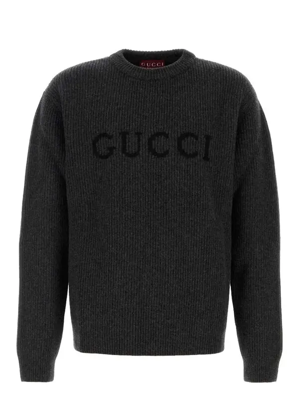 Gucci Wool Blend Sweater - Grey