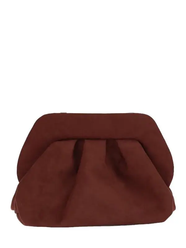 THEMOIRE Bios Suede Clutch - Brown