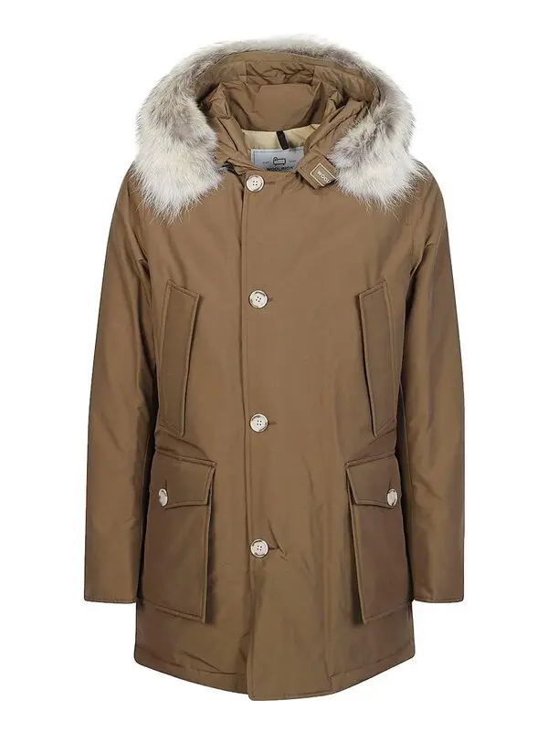 Woolrich Arctic Detachable Fur Parka - Brown