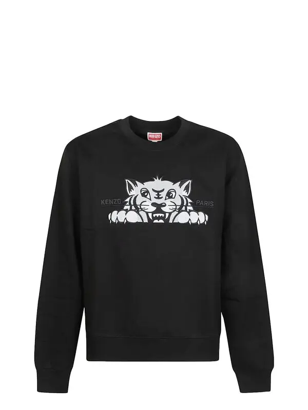 Kenzo Classic Embroidered Sweatshirt - Black