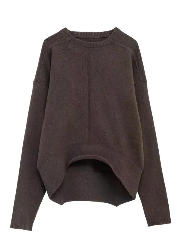 Rick Owens Concordians Round-neck Sweater - Brown