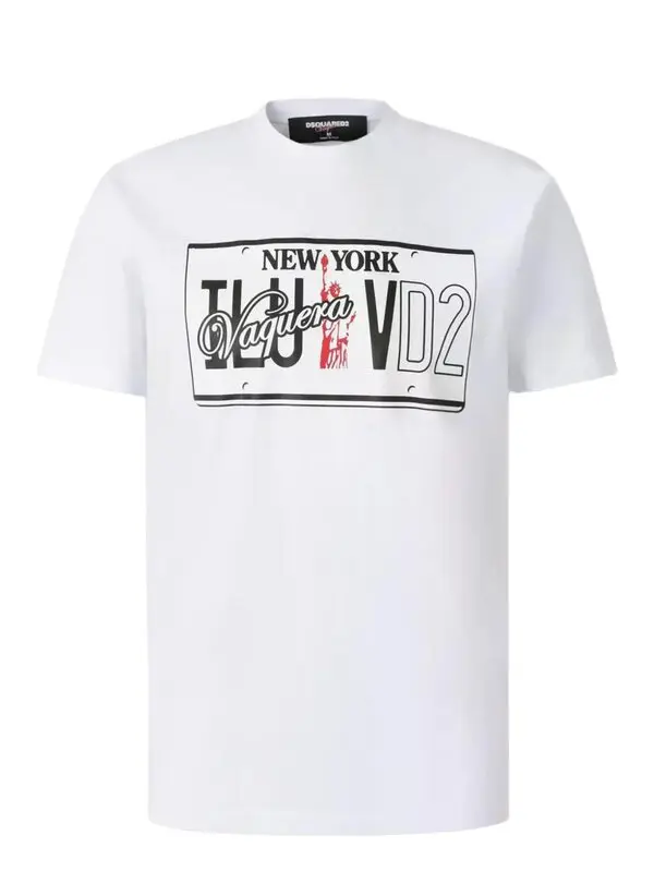 Dsquared2 Graphic-print T-shirt - White