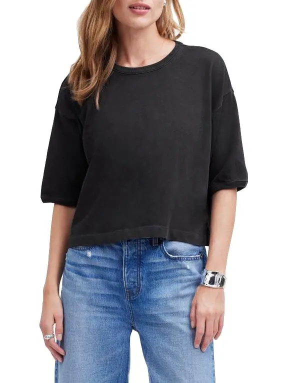 Madewell Relaxed Boxy T-shirt - Black Coal