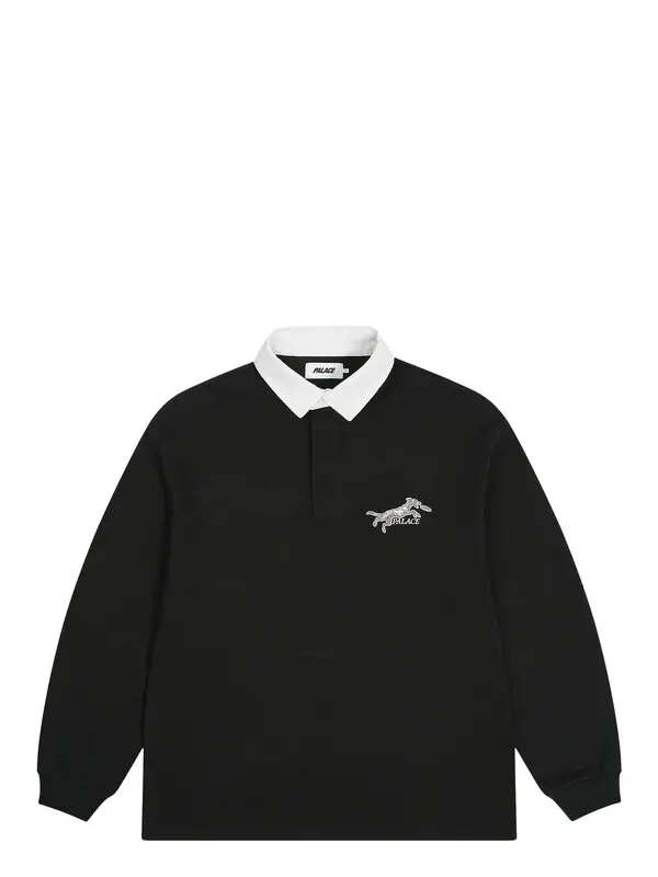 PALACE Dog Rugby Shirt - Black