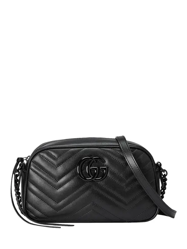 Gucci Gg Marmont Small Shoulder Bag - Black