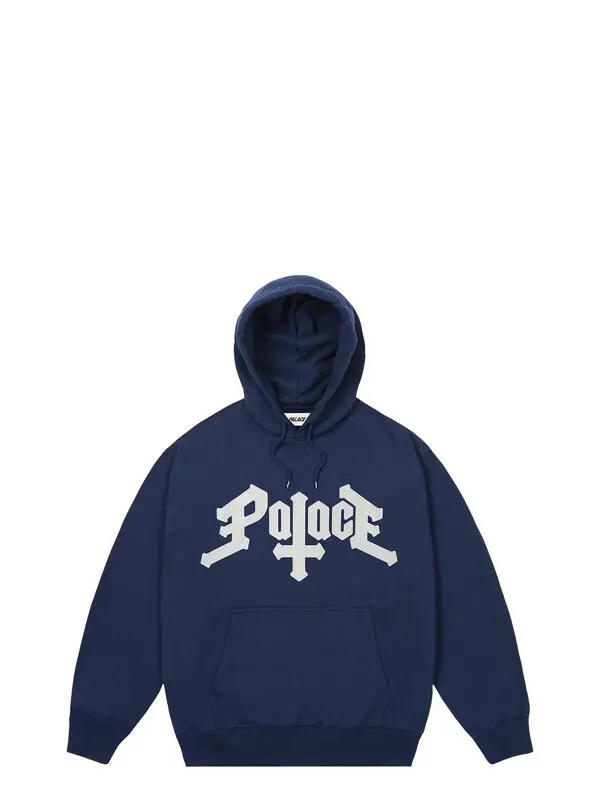PALACE Cross Hood - Blue