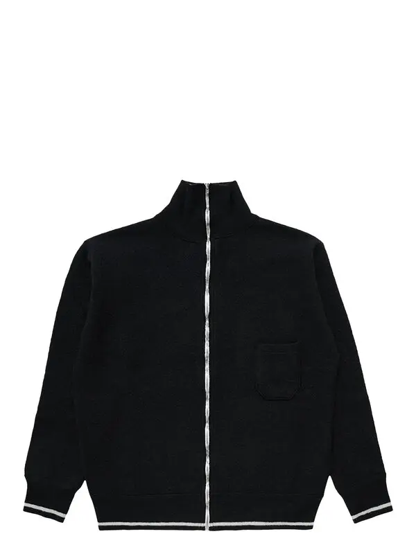 MAISON MARGIELA Zip-up Sweater - Black