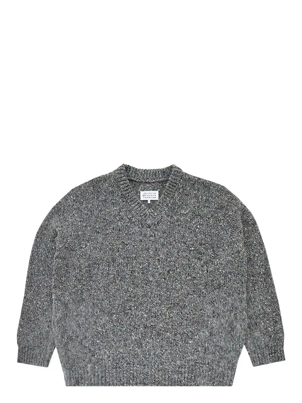 MAISON MARGIELA V-neck Sweater - Grey