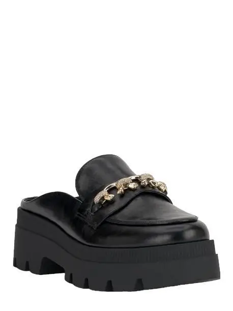 Jessica Simpson Platform Bit Loafer Mule - Black 01