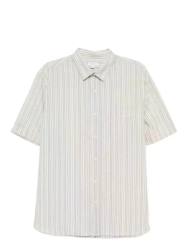 Sunspel Vintage Striped Shirt - Neutrals