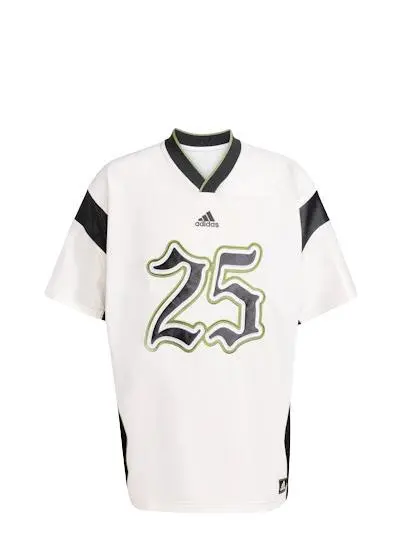 Adidas Logo Jersey - Cloud White Black