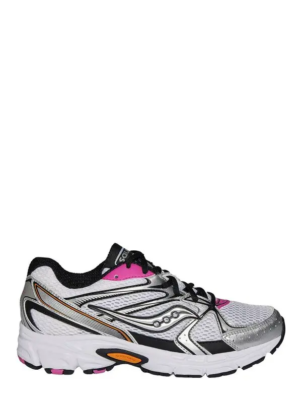 Saucony Grid Ride Millennium Sneakers - White/orange/pink